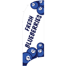 Blueberry Tail Flag Kit 7 ft Tall