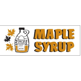 Maple Syrup 3' x 8' HD Banner
